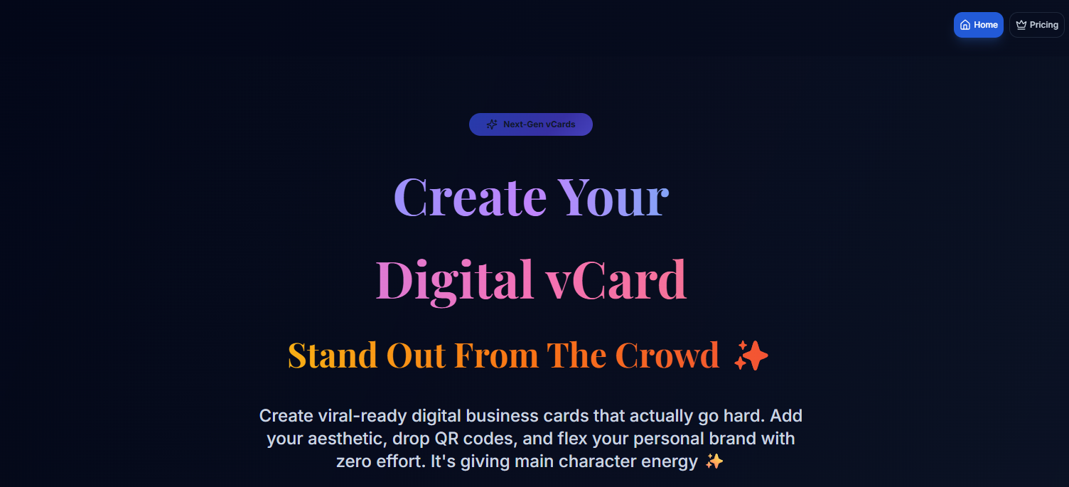 Got My vCard - Digital Business Card Generator | Create Professional ...